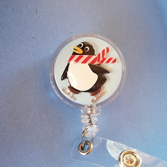 Michelle's creations | Accessories | Adorable Penguin Retractable Name ...